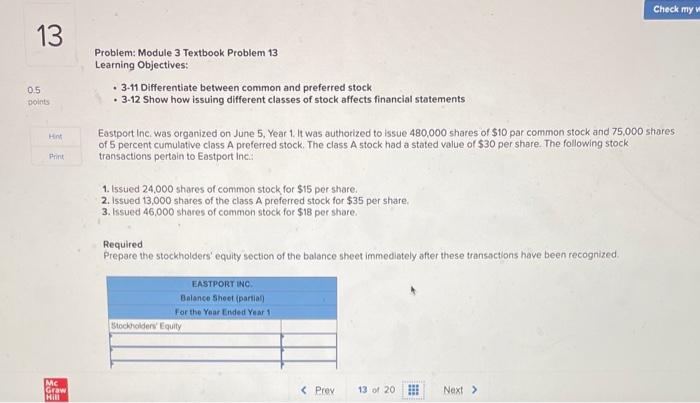 Solved Problem: Module 3 Textbook Problem 13 Learning | Chegg.com