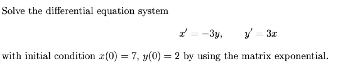 Solved Solve the differential equation | Chegg.com