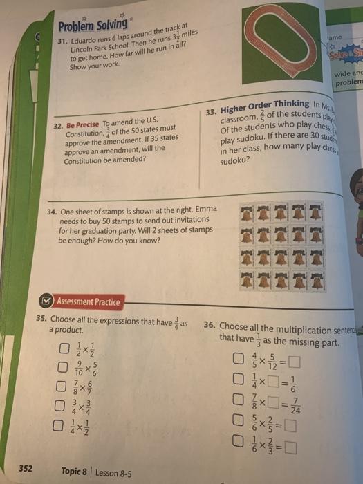 Problem Solving lame 31. Eduardo runs 6 laps around | Chegg.com
