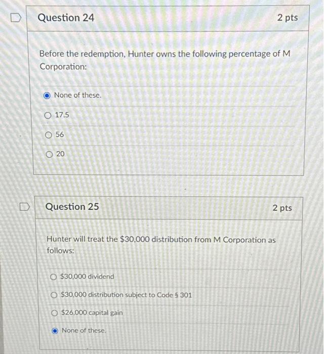 Solved Questions 24-27 are based on the following | Chegg.com