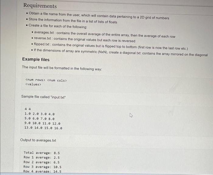 Solved A list in python can contain any data type (or even a | Chegg.com