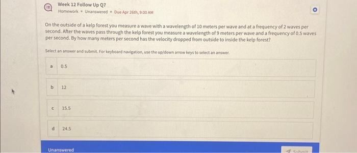 Homework = Unanswered = Due Apr 2Gth, 9:00 AM On the | Chegg.com