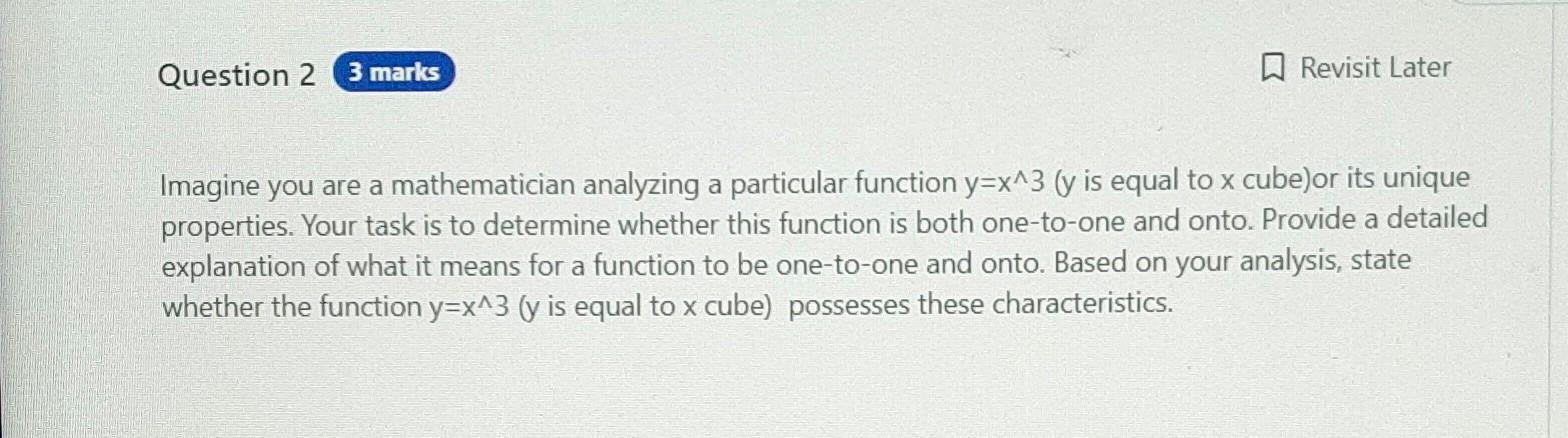 Solved Imagine you are a mathematician analyzing a | Chegg.com