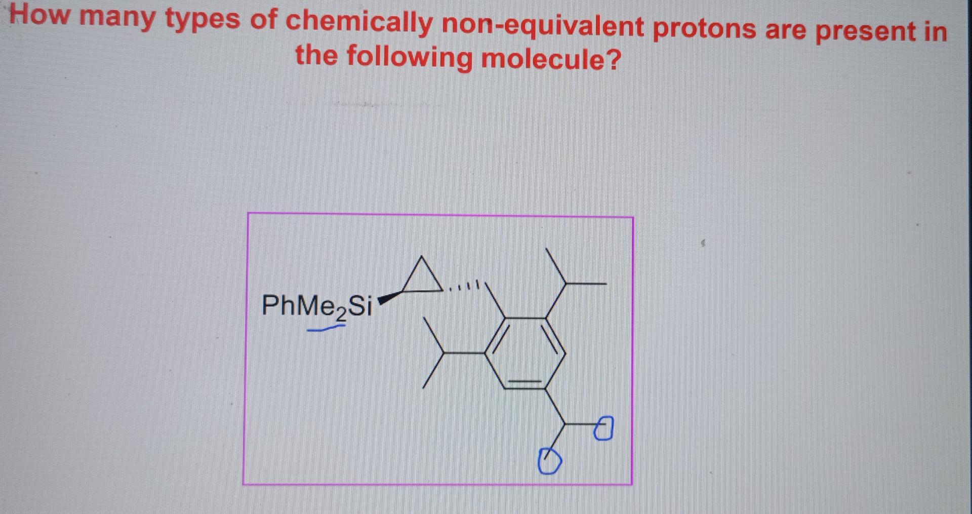 Solved Please explain how to determine chemically equivalent | Chegg.com