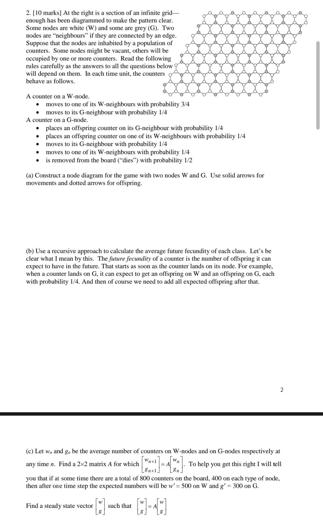 Solved 2. [10 marks] At the right is a section of an | Chegg.com
