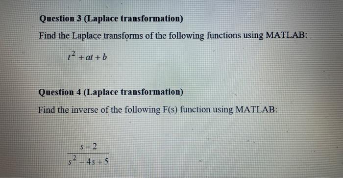 Solved USE MATLAB TO SOLVE THE QUESTIONS.What is Matlab code | Chegg.com