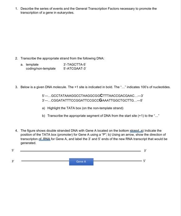 Solved 1. Describe the series of events and the General | Chegg.com