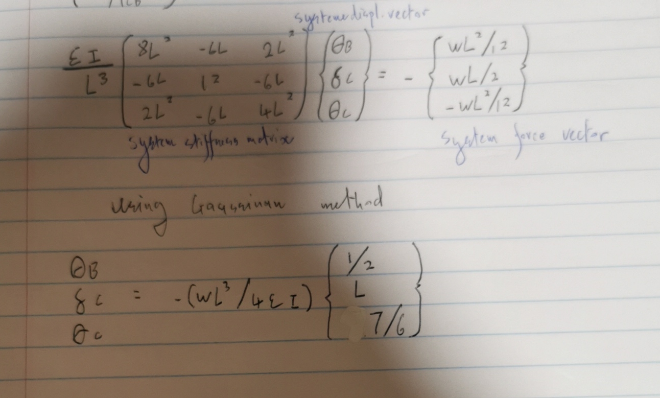 Please show how to solve above matrix to get the one | Chegg.com