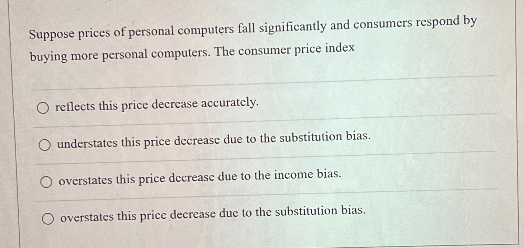 Solved Suppose prices of personal computers fall | Chegg.com