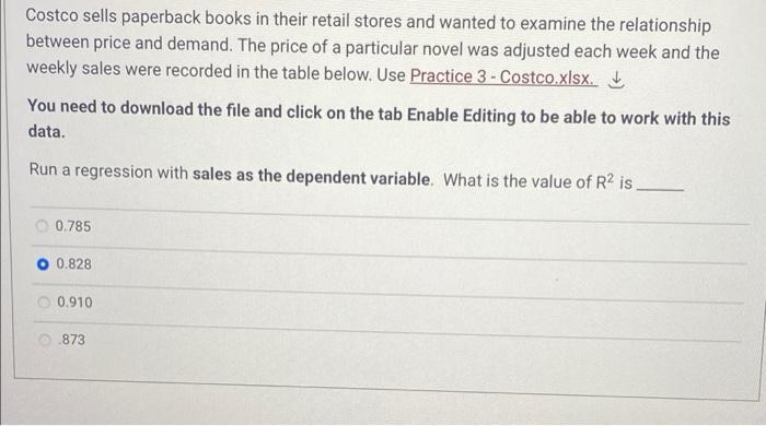 Solved Costco sells paperback books in their retail stores | Chegg.com