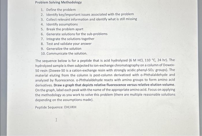 Solved 1. Define the problem 2. Identify key/important | Chegg.com