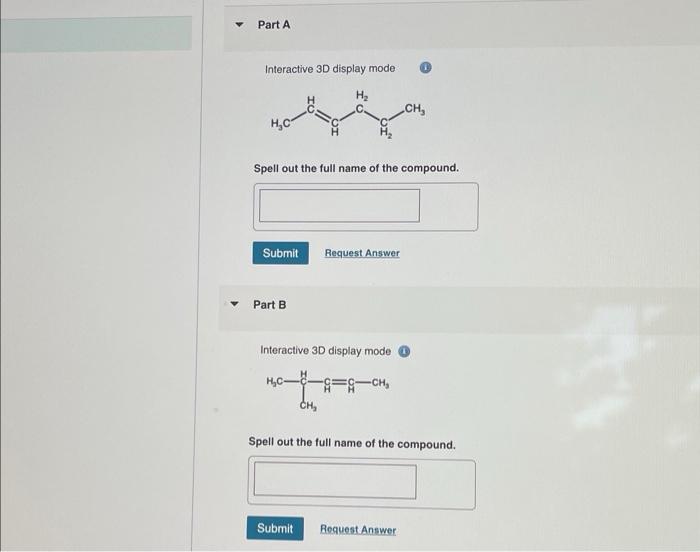 Solved Interactive 3D display mode (1) Spell out the full | Chegg.com