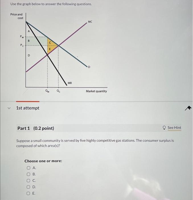 Solved Use the graph below to answer the following | Chegg.com