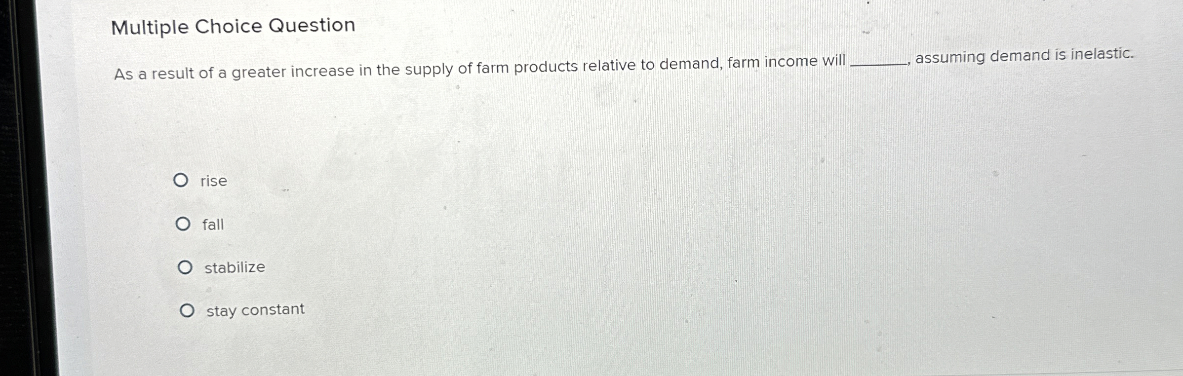 Solved Multiple Choice QuestionAs a result of a greater | Chegg.com