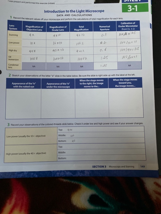 Solved I was present and performed this series 3-1 | Chegg.com