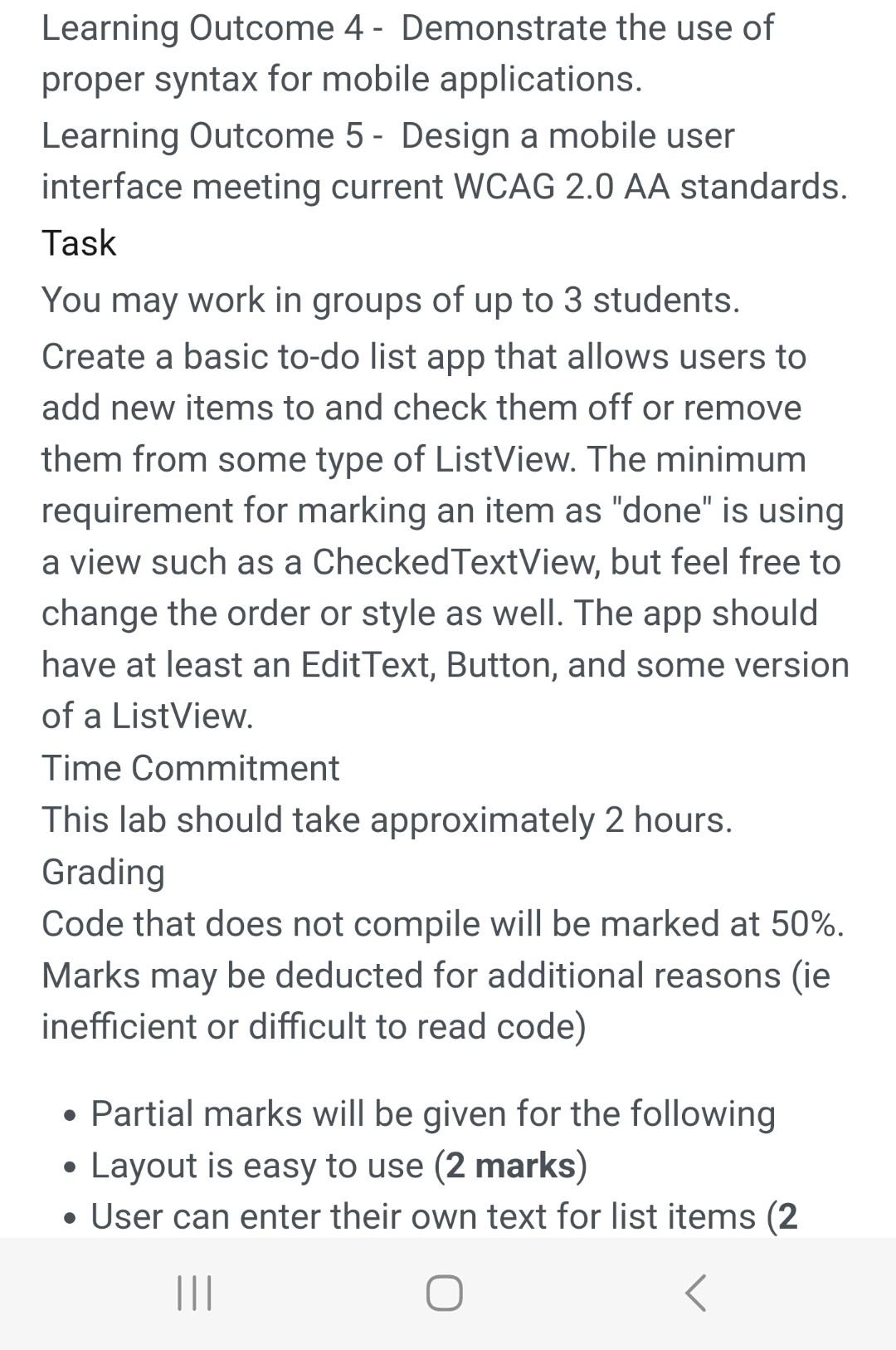 Solved Learning Outcome 4 - Demonstrate the use of proper | Chegg.com