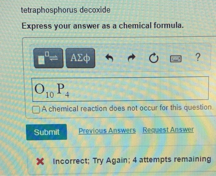 Solved silicon tribromide Express your answer as a chemical | Chegg.com