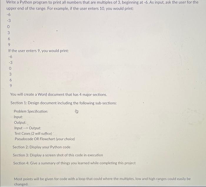 Solved Write A Python Program To Print All Numbers That Are