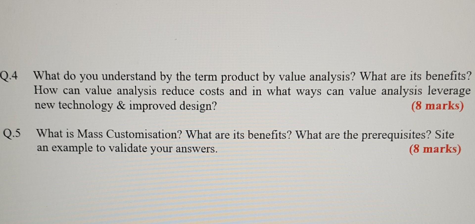Solved 1.4 What do you understand by the term product by | Chegg.com