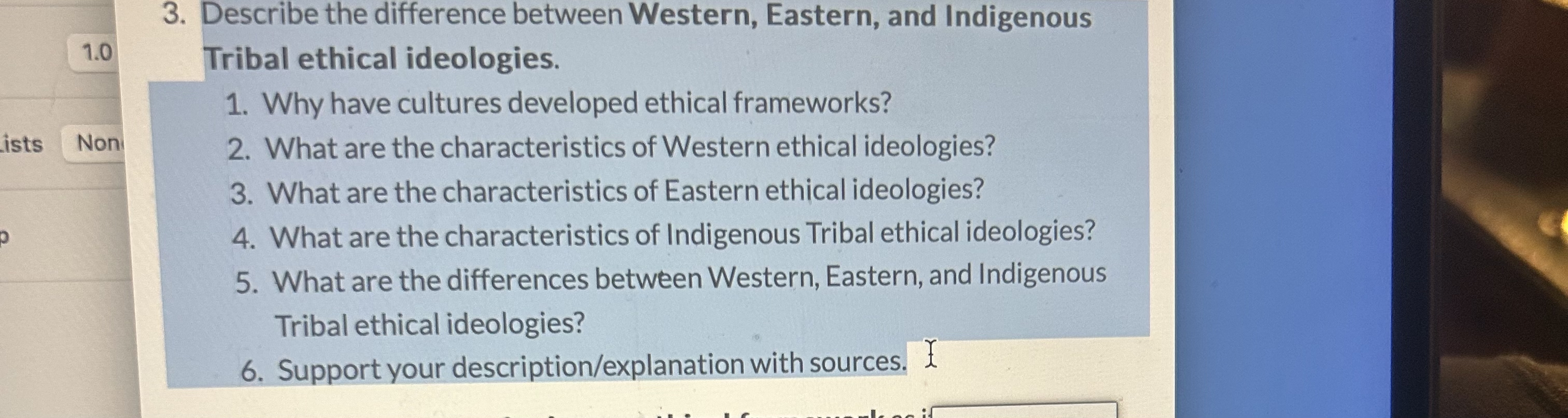 Solved Describe the difference between Western, Eastern, and | Chegg.com