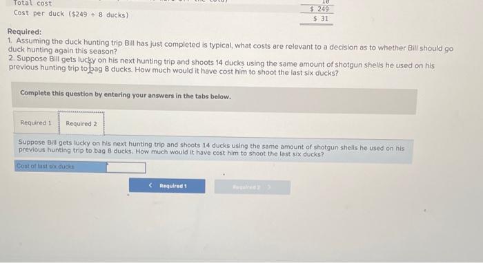 Solved Exercise 11-16 (Algo) Identification of Relevant | Chegg.com
