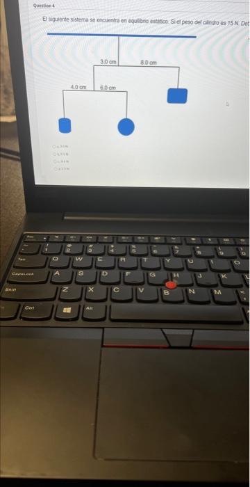 Solved The following system is in static equilibrium. If the | Chegg.com