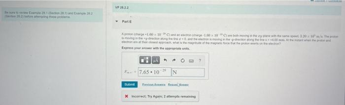 Be sure to review Example 28.1(ection 28.1) and Examp | Chegg.com