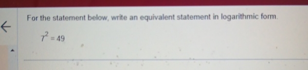 Solved For the statement below, write an equivalent | Chegg.com