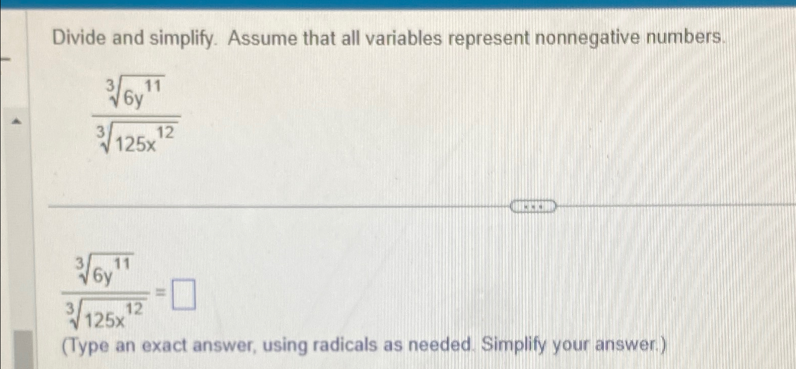 Divide And Simplify Assume That All Variables 