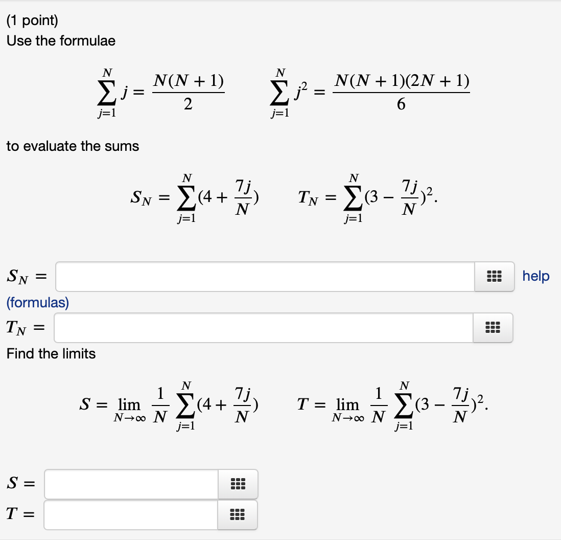Solved (1 ﻿point)Use the | Chegg.com