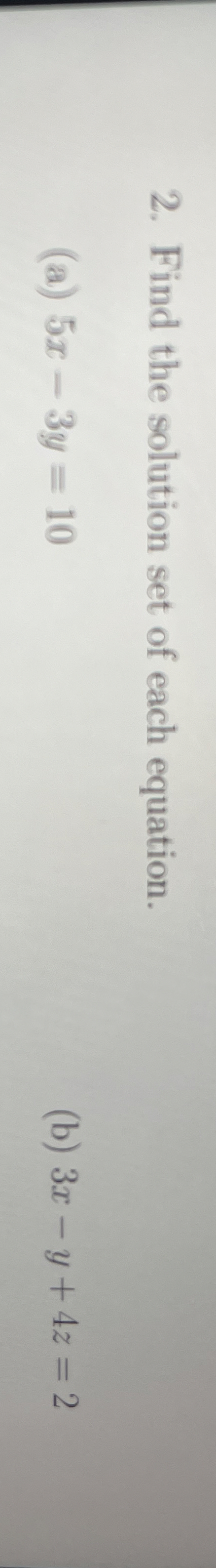 Solved Find the solution set of each | Chegg.com