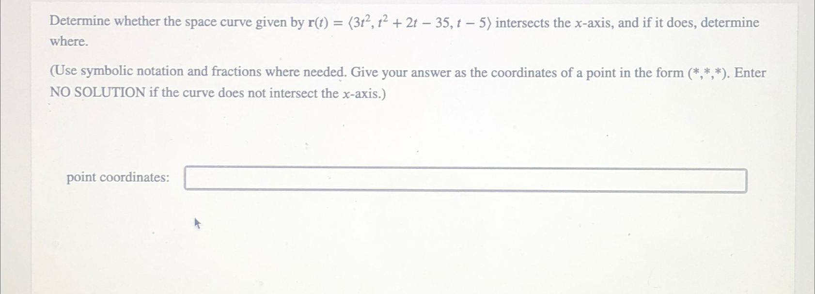 Solved Determine whether the space curve given by | Chegg.com