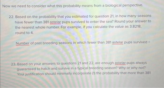 For the astelars to avoid extinction-the complete | Chegg.com