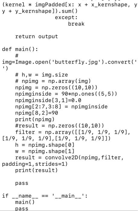 Solved Problem 1 Modify The Provided Python Code To Test 