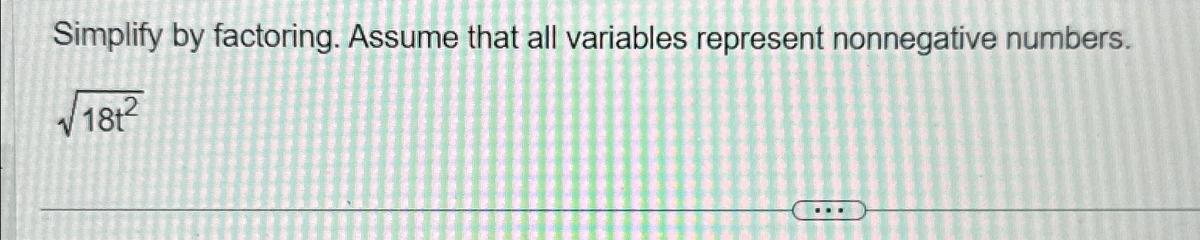 Solved Simplify by factoring. Assume that all variables | Chegg.com