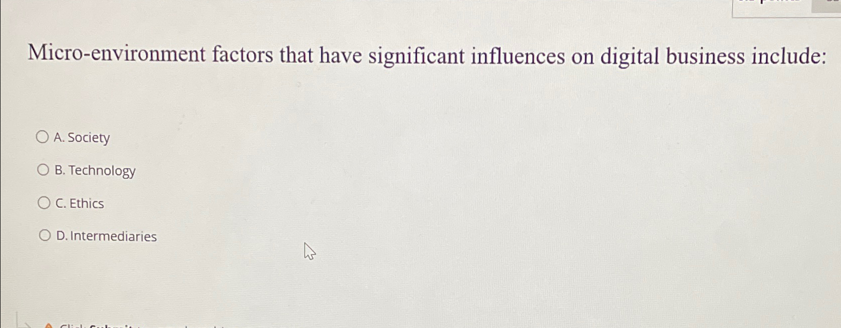 Solved Micro-environment factors that have significant | Chegg.com