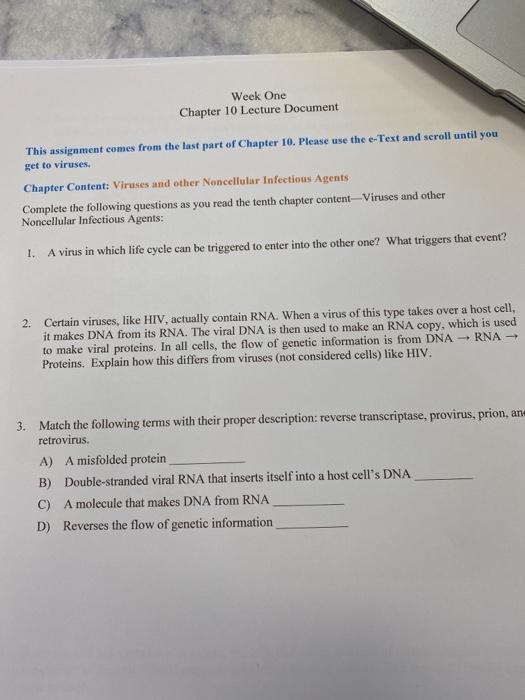 Solved Week One Chapter 10 Lecture Document This assignment | Chegg.com Solved Week One Chapter 10 Lecture Document This assignment | Chegg.com