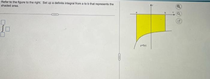 [Solved]: Refor to the figure to the right. Set up a defini