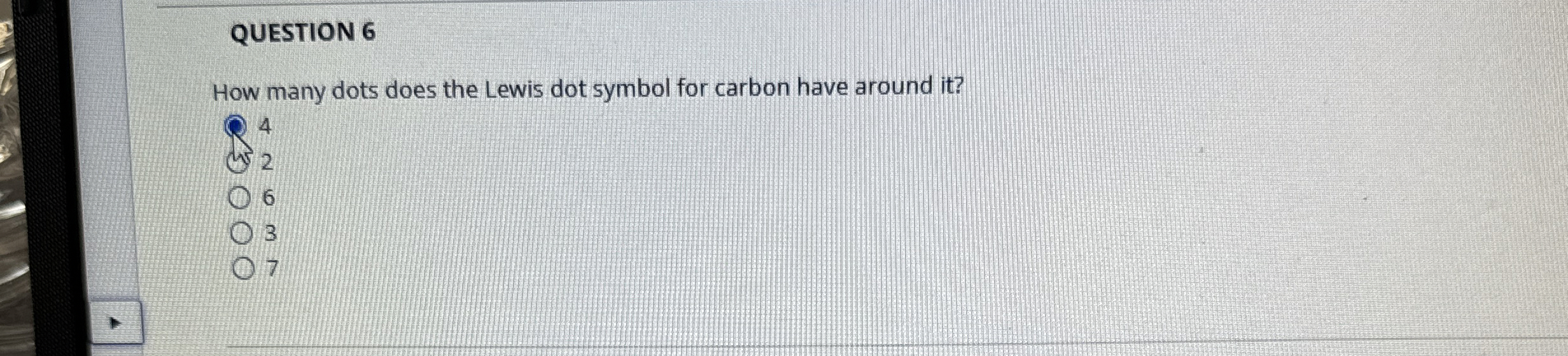 Solved Question 6how Many Dots Does The Lewis Dot Symbol For 1799