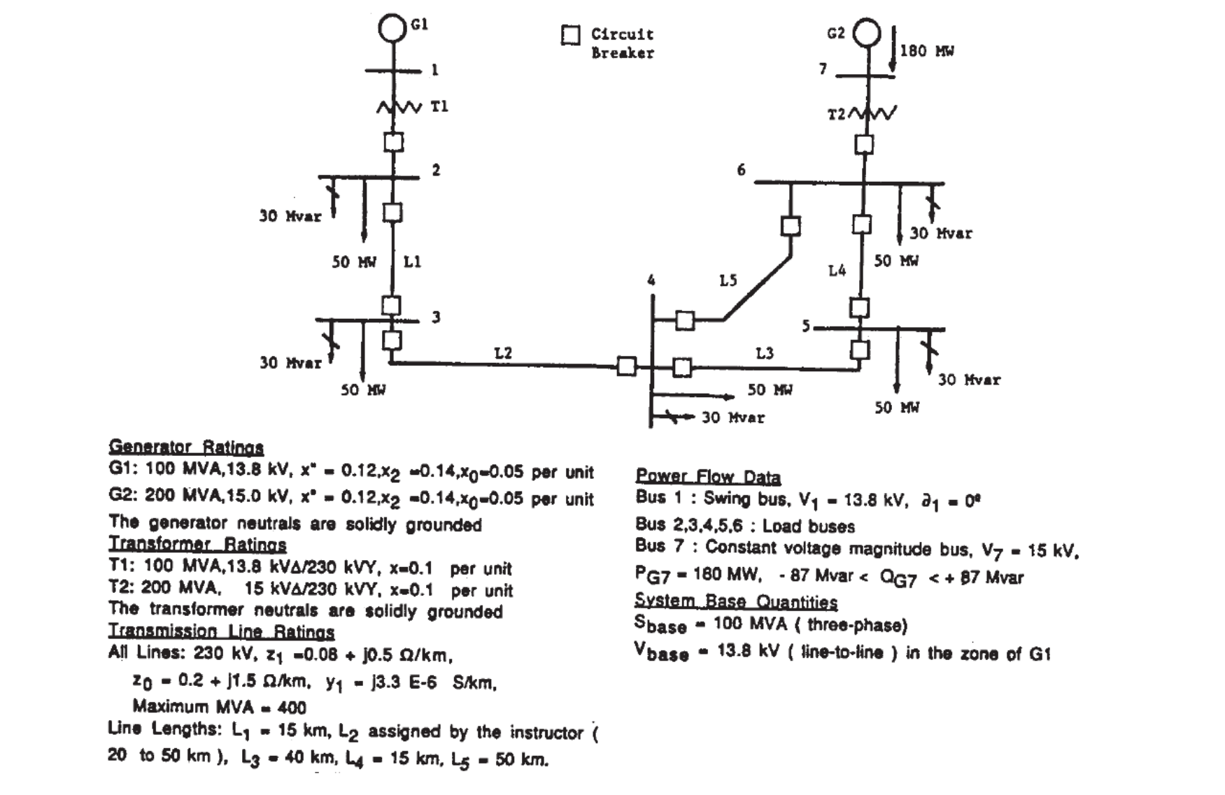 Calculate the magnitude of the bus voltages and | Chegg.com