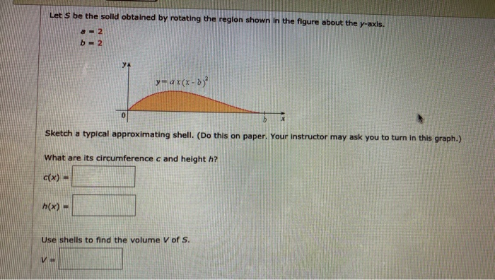 Solved Let S be the solid obtained by rotating the region | Chegg.com