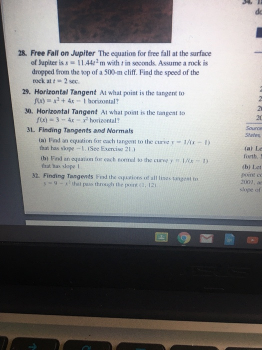 Solved do 28. Free Fall on Jupiter The equation for free | Chegg.com