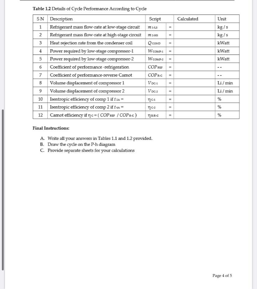 Solved Topic: Multi-Stage Vapor Compression Cycle: Simple | Chegg.com