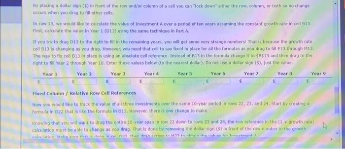 Solved A Microsott Excel spreadsheet is laid out in a grid | Chegg.com