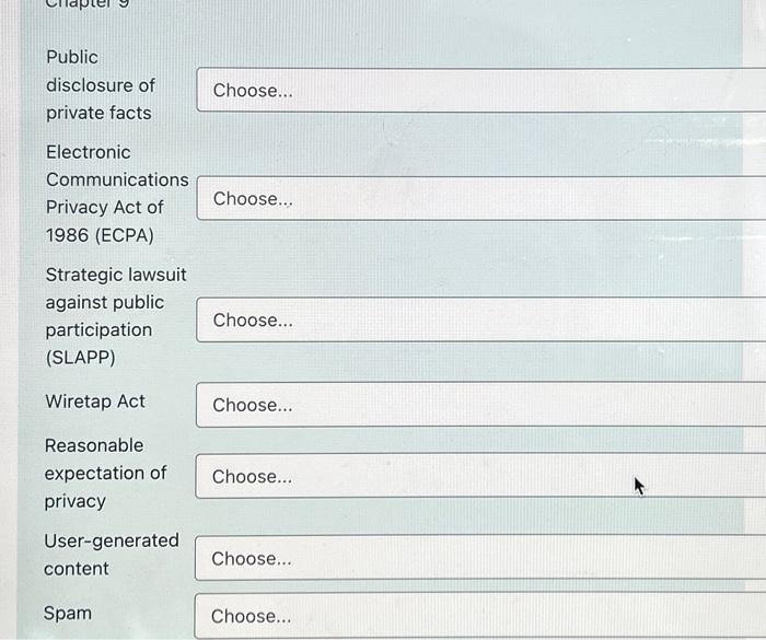 Solved Foreign Intelligence Surveillance Act (FISA) | Chegg.com