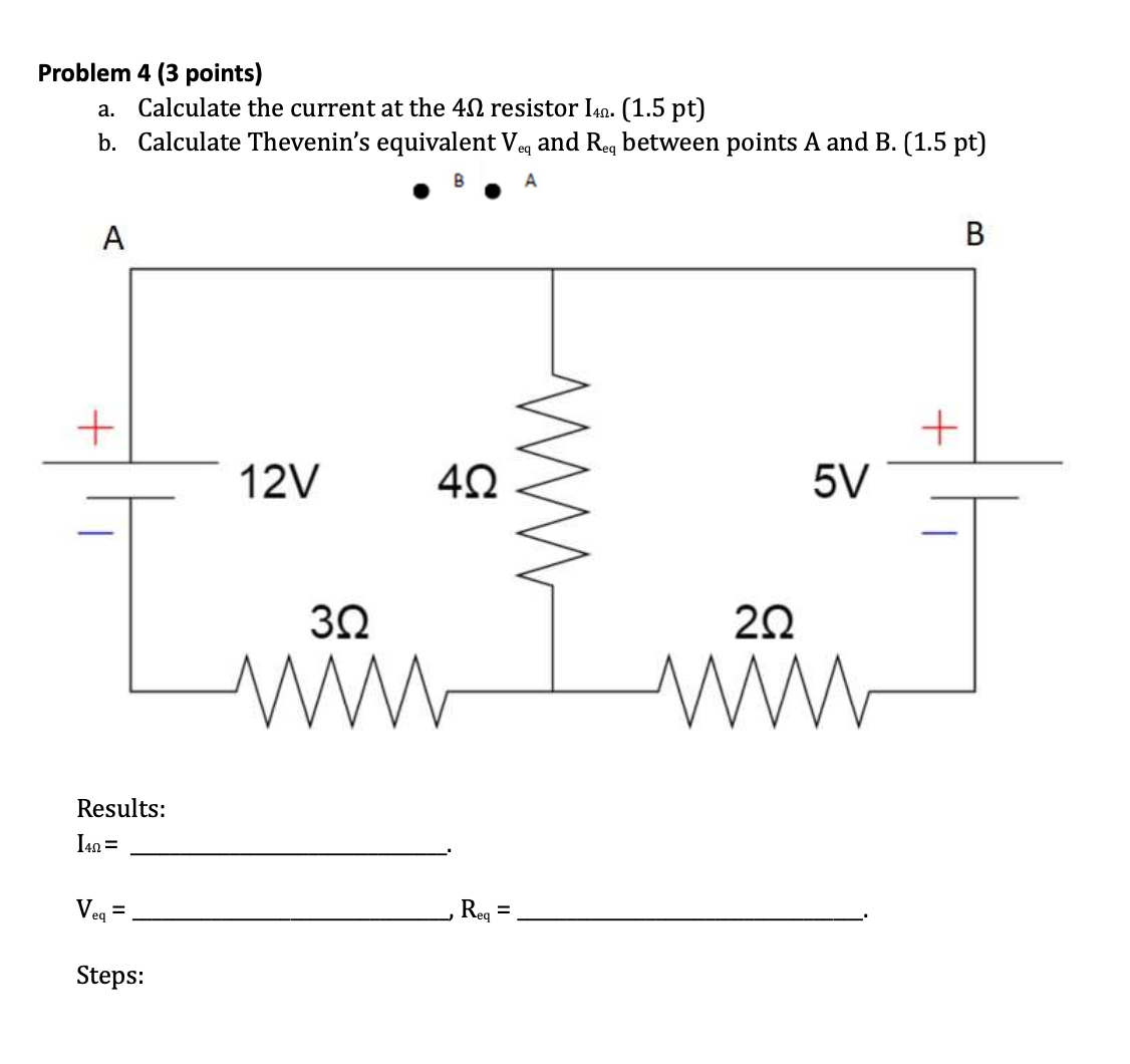 Solved Problem 4 3 ﻿pointsa ﻿calculate The Current At 0337