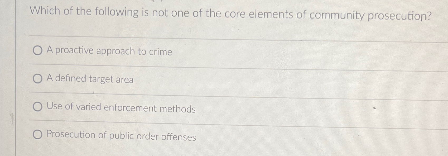 Solved Which of the following is not one of the core | Chegg.com