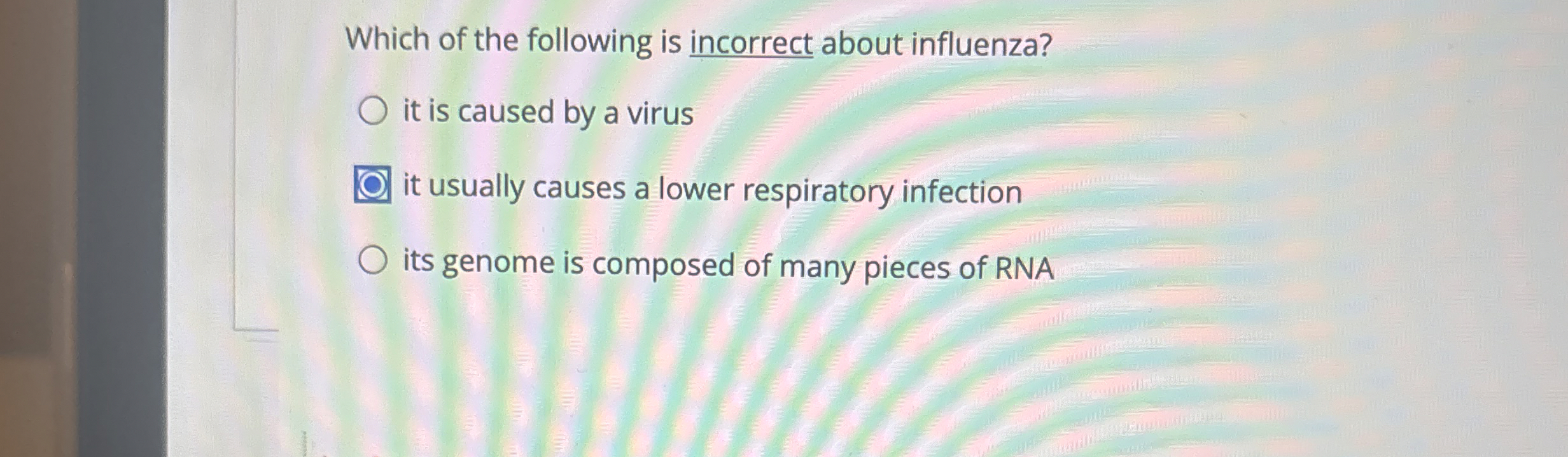 Solved Which of the following is incorrect about | Chegg.com