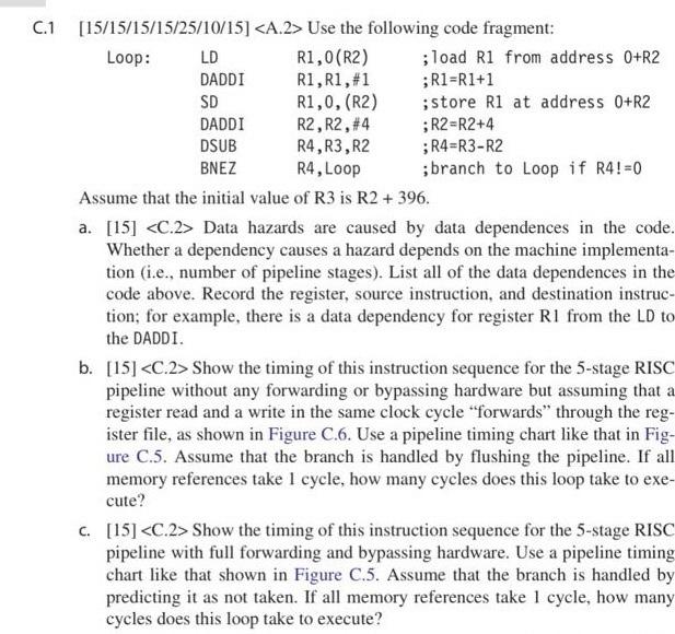 Solved SD C.1 [15/15/15/15/25/10/15) Use the following code | Chegg.com