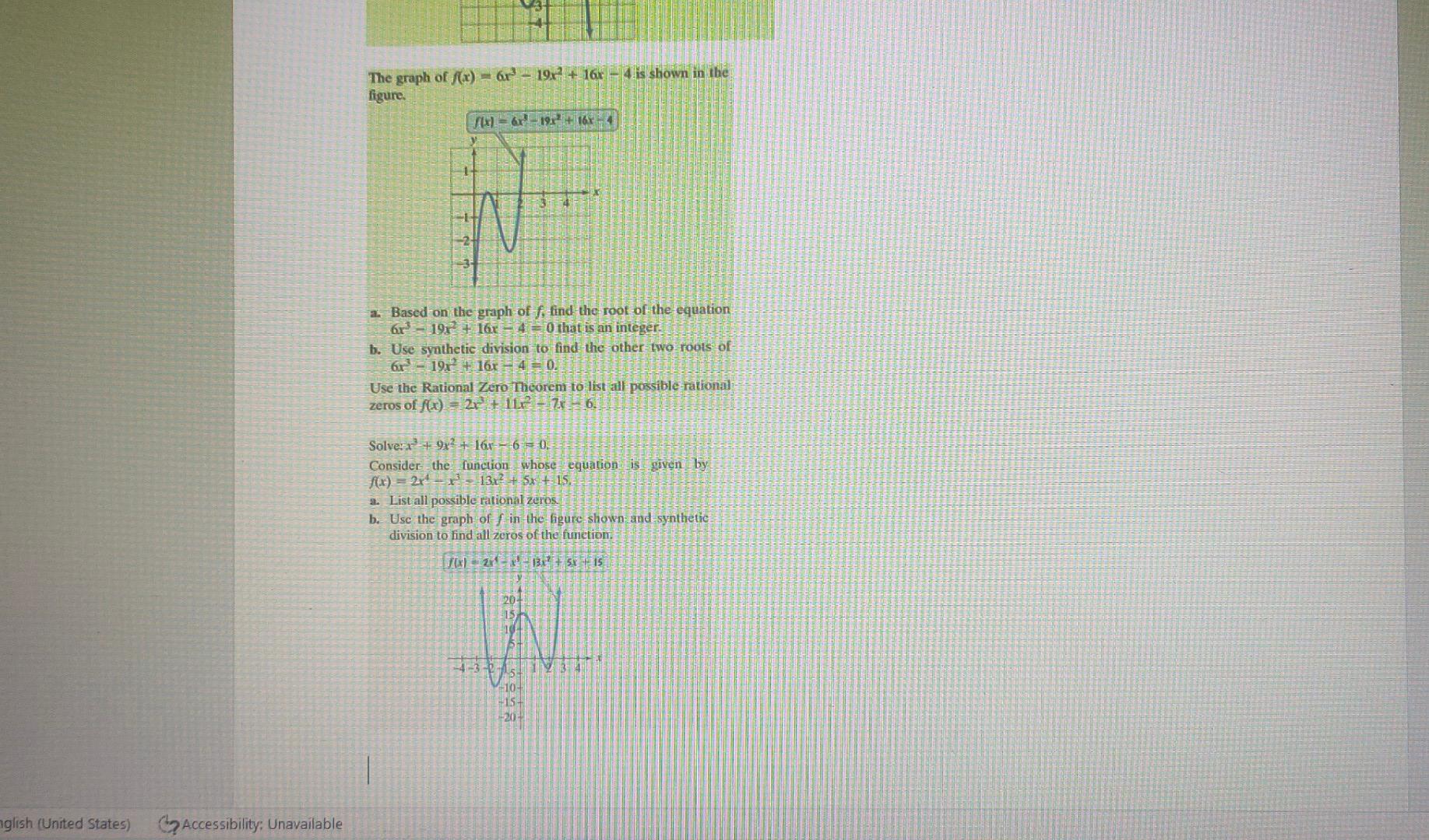 Solved Use end behavior to explain why the following graph | Chegg.com
